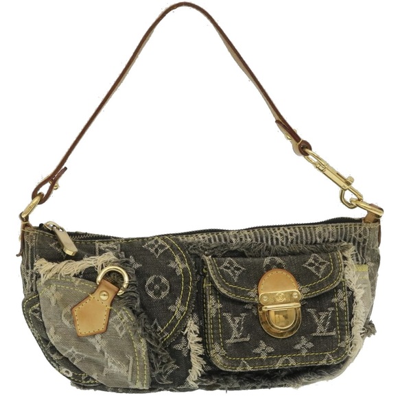 Louis Vuitton | Bags | Louis Vuitton Monogram Denim Patchwork Pouchy ...